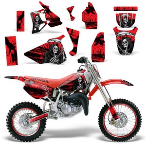 Graphic Kit Honda CR 80 MX Dirt Pit Bike Decals Sticker Wrap CR80 96-02 ...