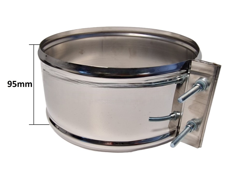 Twin Wall Pipe Structural Locking Band Stove Flue Liner Stainless Steel ...