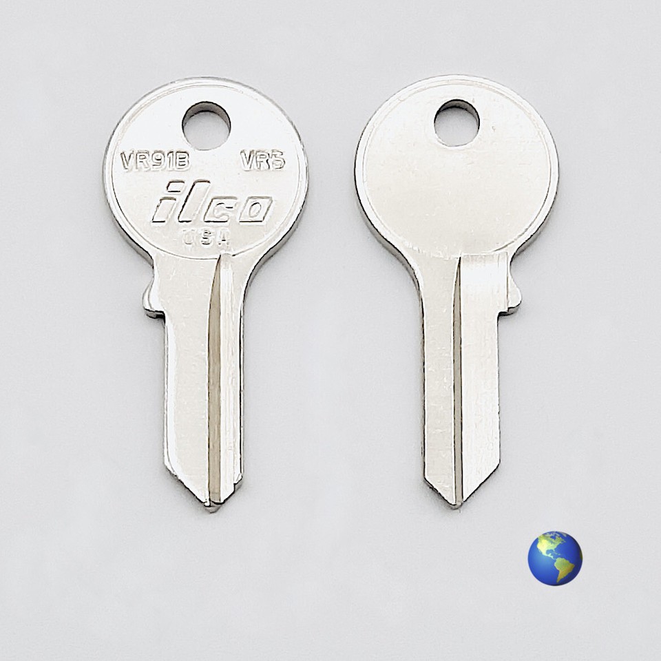 VR5 Key Blanks for Various Padlocks by Brinks, Viso, WALSCO, and others ...