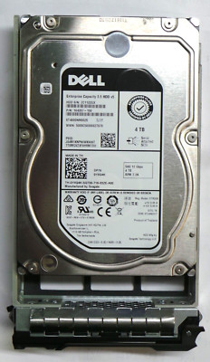 DELL 4TB 3.5" SAS HDD YXG4K in F238F R-Series Tray 12Gb/s 7.2K ...