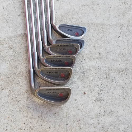 Wilson 1200-LT Iron Set ⛳ RH Steel Shafts Standard Flex 4 5 6 8 9 PW | eBay