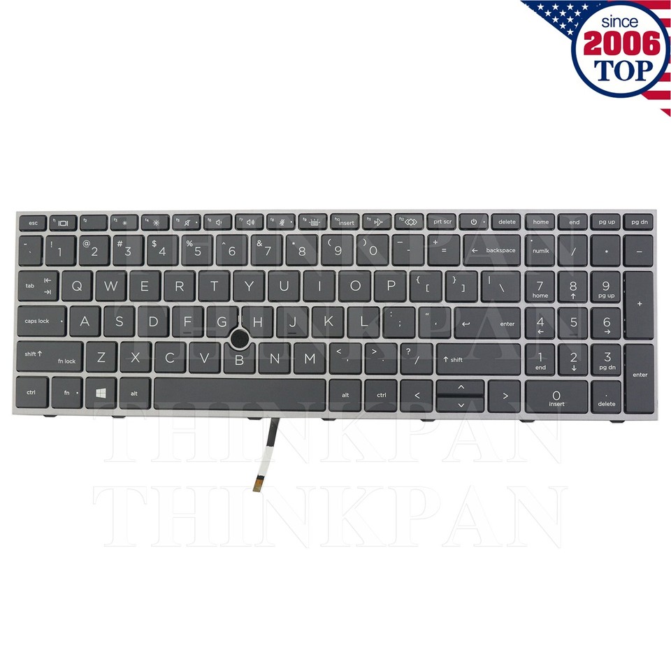 Genuine US Backlit Keyboard for HP ZBook Fury 15 G7 15.6 G8 M17094-D61 ...