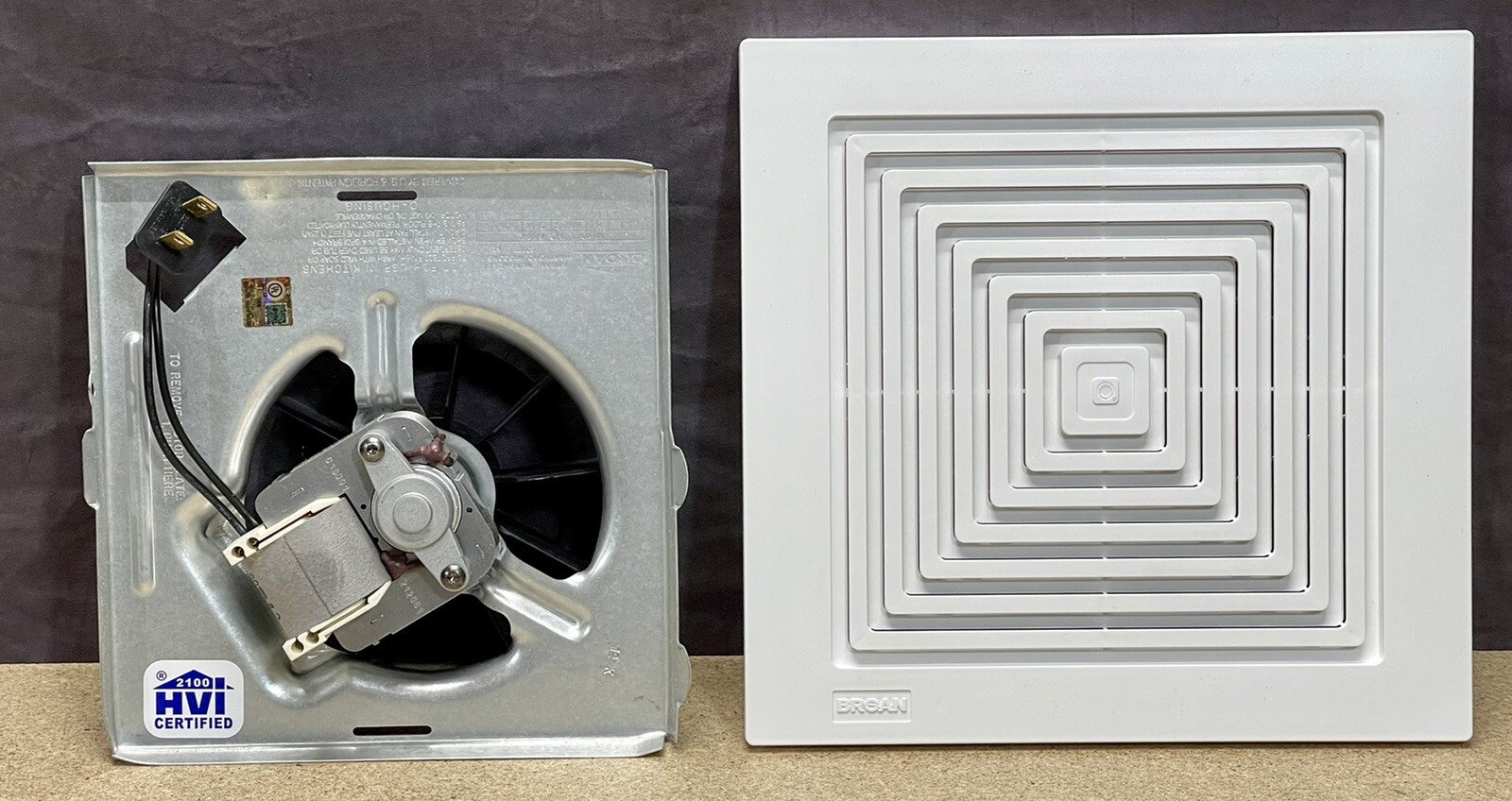 Broan 1688F Finish Pack with Motor Assembly and Grille 50 CFM 4 Sones ...