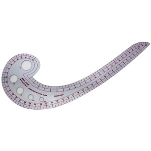 Clear Sew French Curve Metric Comma Ruler Measure for Sewing ...