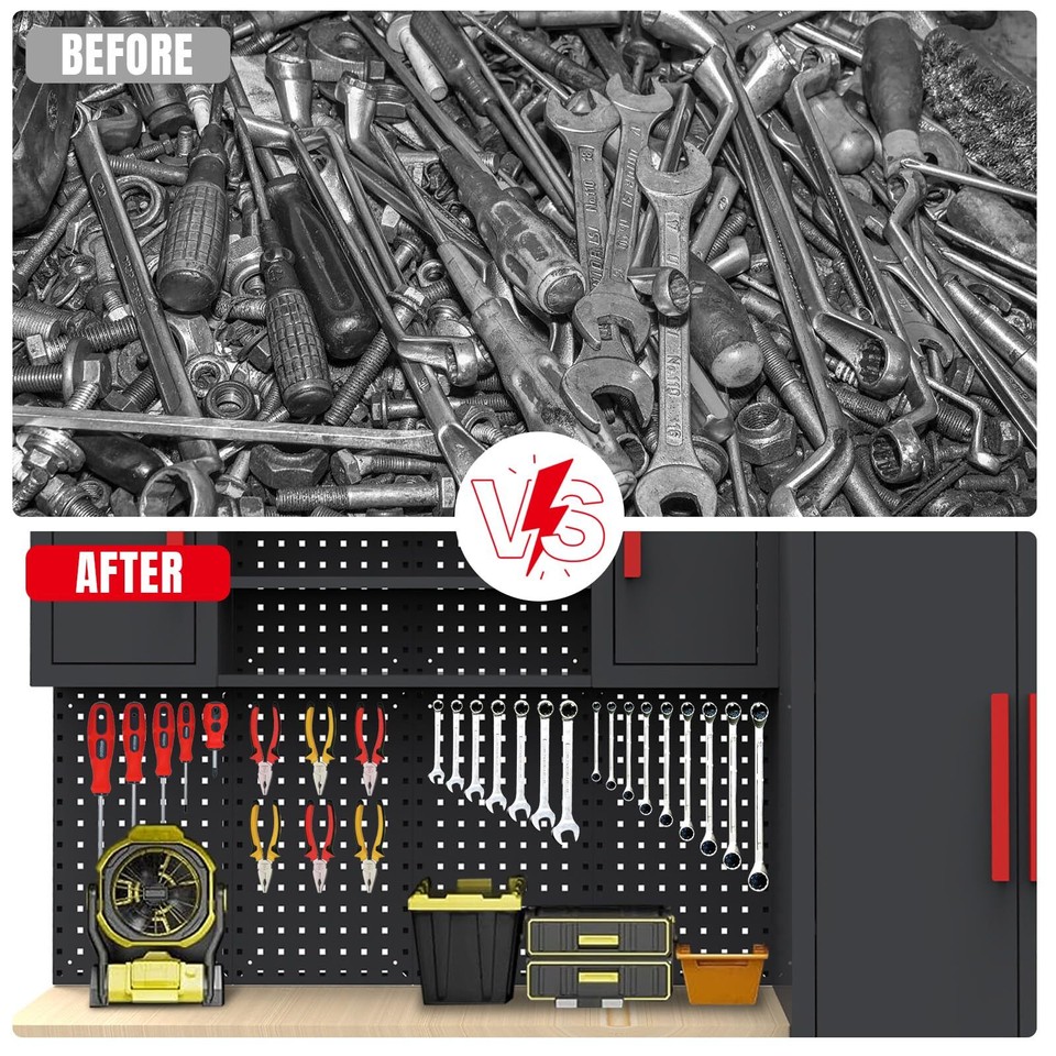 Torin Storage System for Organizing Garage and Tools 8 Piece Gabinets ...