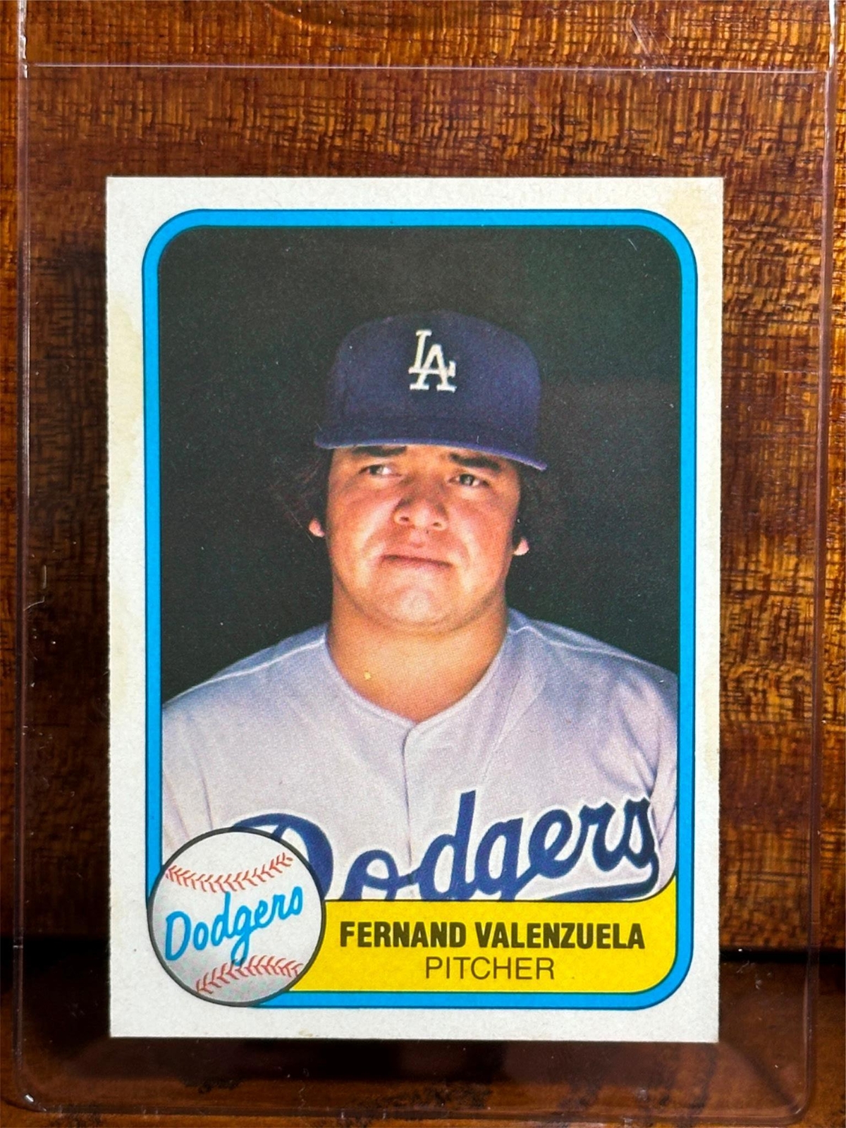 1981 Fleer Baseball Fernando Valenzuela #140 Dodgers ROOKIE Vintage EX ...