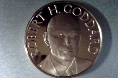 1926-1976 BRONZE PROOF FIRST LIQUID FUEL ROCKET, ROBERT GODDARD | eBay