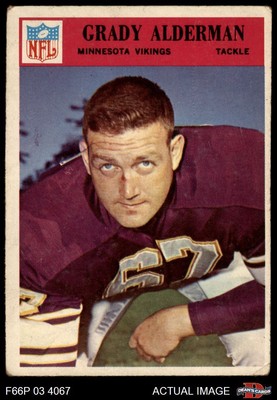 1966 Philadelphia #106 Grady Alderman Vikings Detroit 2 - GOOD | eBay