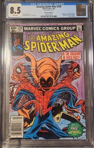 AMAZING SPIDER-MAN #238 CGC 8.5 MARK JEWELERS VARIANT ⭐ NEWSTAND W ...