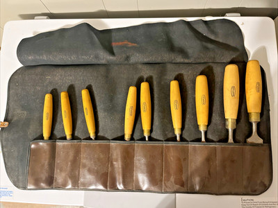 Marples Sheffield England Wood Chisels 9pc Set Unused New Old Stock ...