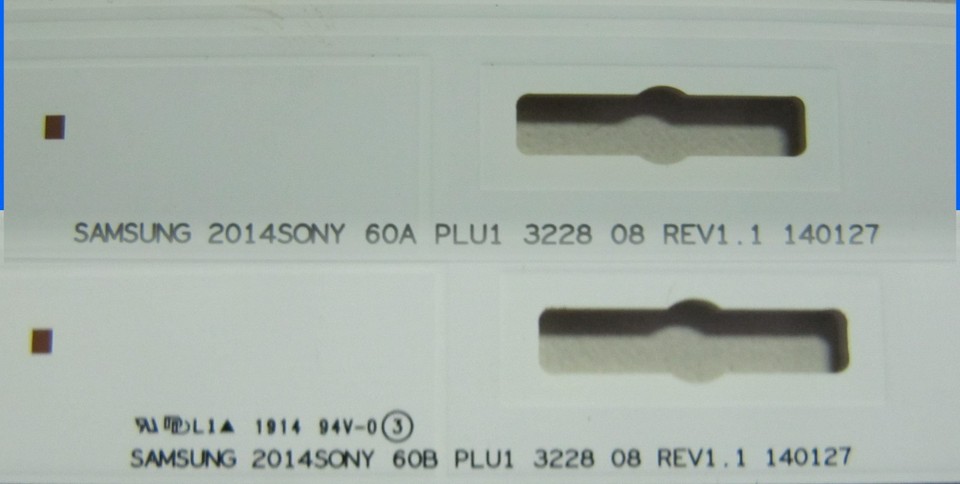 Sony KDL-60W630B LED Strip Kit (2Strips A&B) 140127 for ND40S600DNX0101 ...