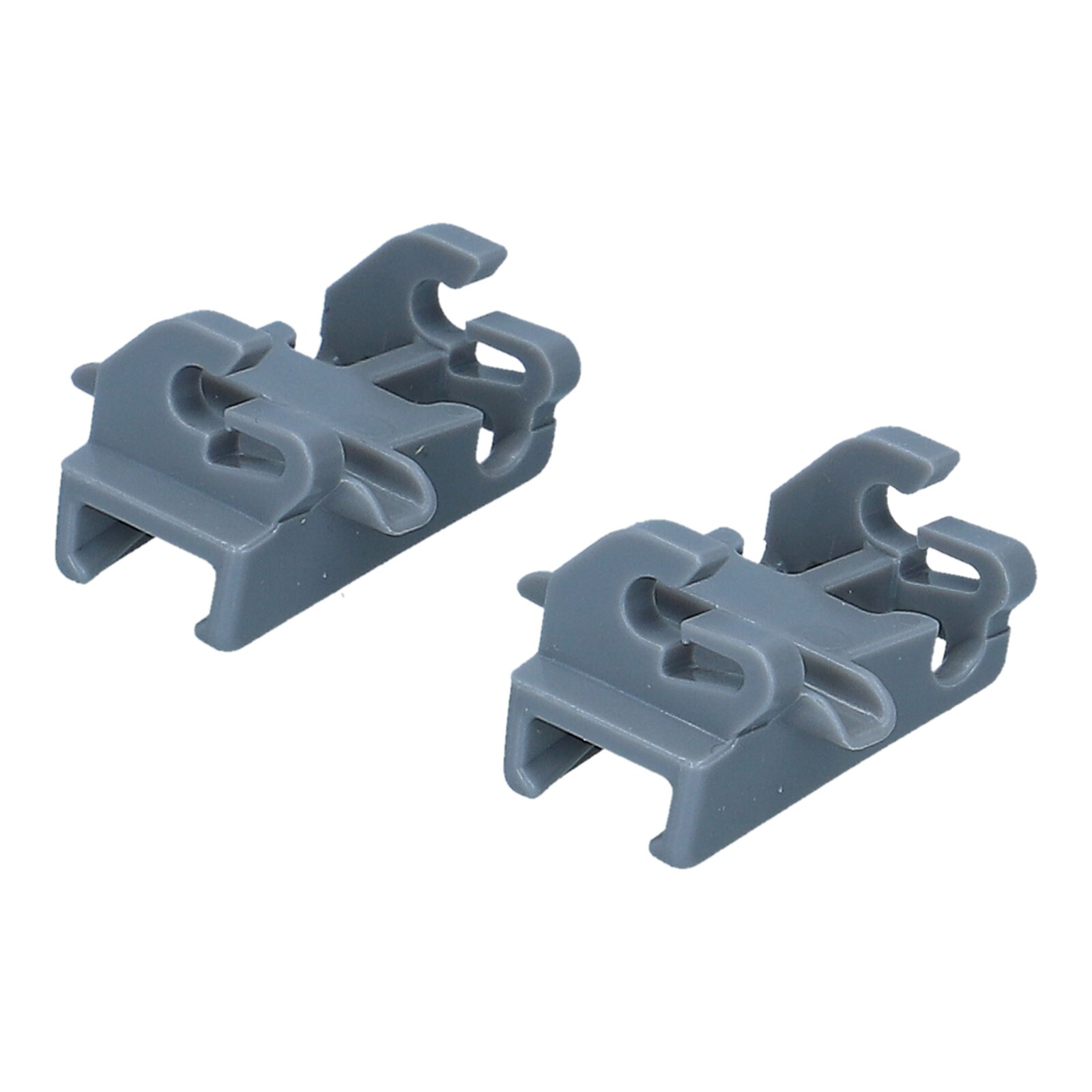 2x Lager Klemme Korbablage Oberkorb Spülmaschine Bosch Siemens 611474 ...