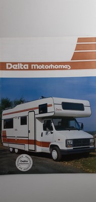 Delta: Motorhomes - Preisliste 01.07.1986 (Prospekt-Heft); 07/1986 | eBay