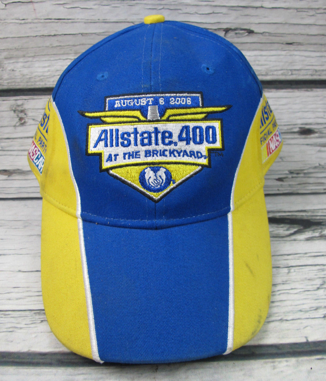 Nascar Allstate 400 Hat Brickyard August 2008 Strapba… - Gem