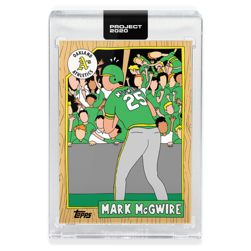 Topps PROJECT 2020 Card 134 - 1987 Mark McGwire by Fucci | eBay