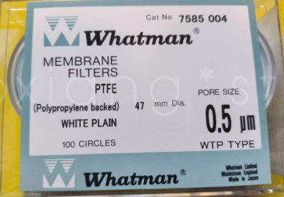 100PCS/Box PTFE filter membrane 7585-004 47mm 0.5um | eBay