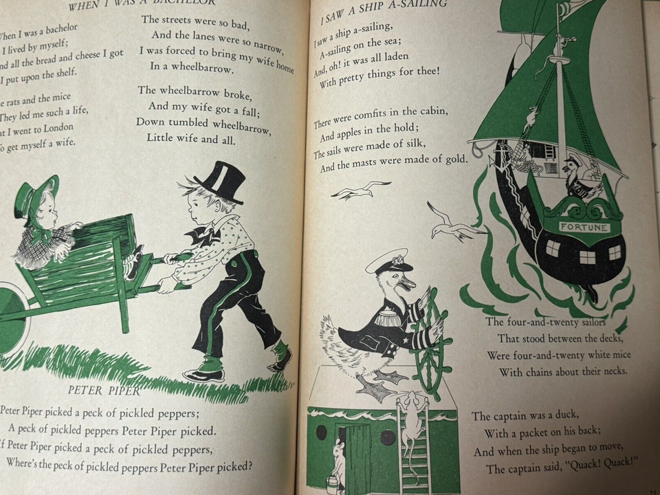 The Julian Wehr Mother Goose Vintage 1945 | eBay