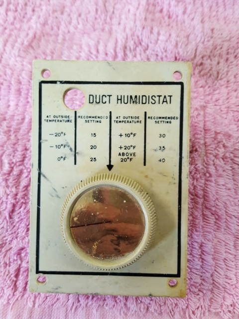 Ranco Humidistat-wall or Duct Mount J10-808-279 2e741 10-60 30vac/60va ...