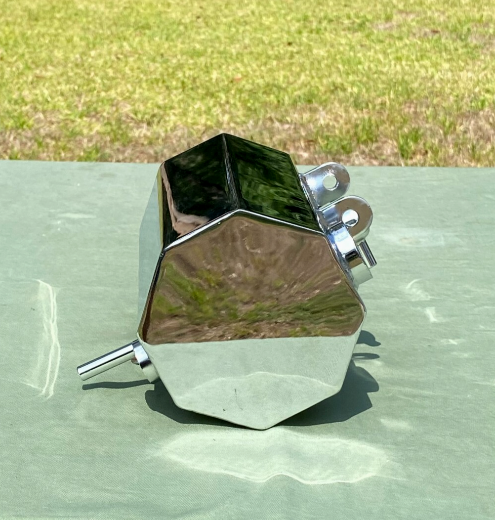 Santee Triumph Chopper Hexagon Oil Tank Bag BSA British Ridgid Frame ...