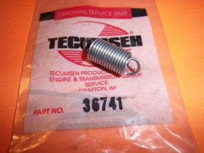 NEW TECUMSEH THROTTLE SPRING 36741 OEM TC9 M21 | eBay