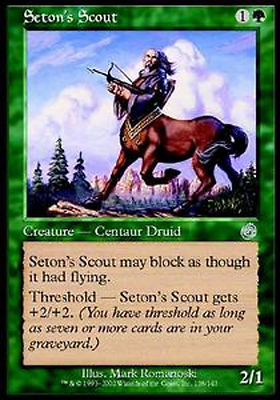 MRM ENGLISH 4x claireur de Selton - Seton's Scout MTG magic TOR | eBay