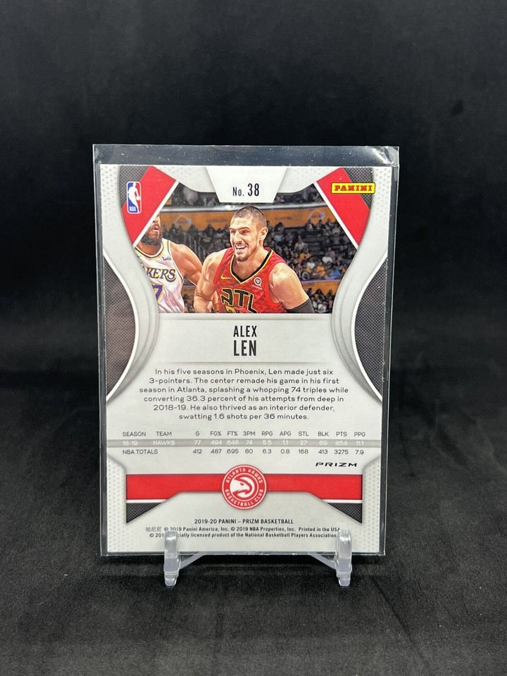 2019-20 Panini Prizm Alex Len Silver Prizm #38 Atlanta Hawks | eBay