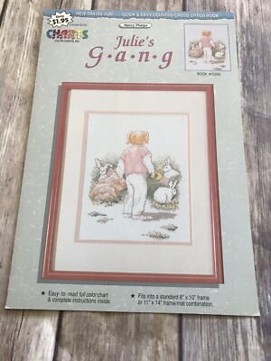 Color Charts 10266 Cross Stitch Pattern Nancy Phelps’ Julie’s Gang ...