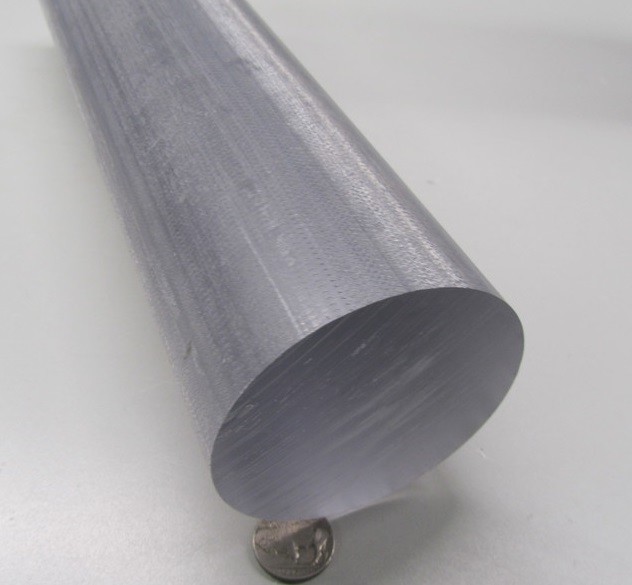 Polycarbonate Round Rod 3.0" Diameter x 24" Length, Natural Tint | eBay