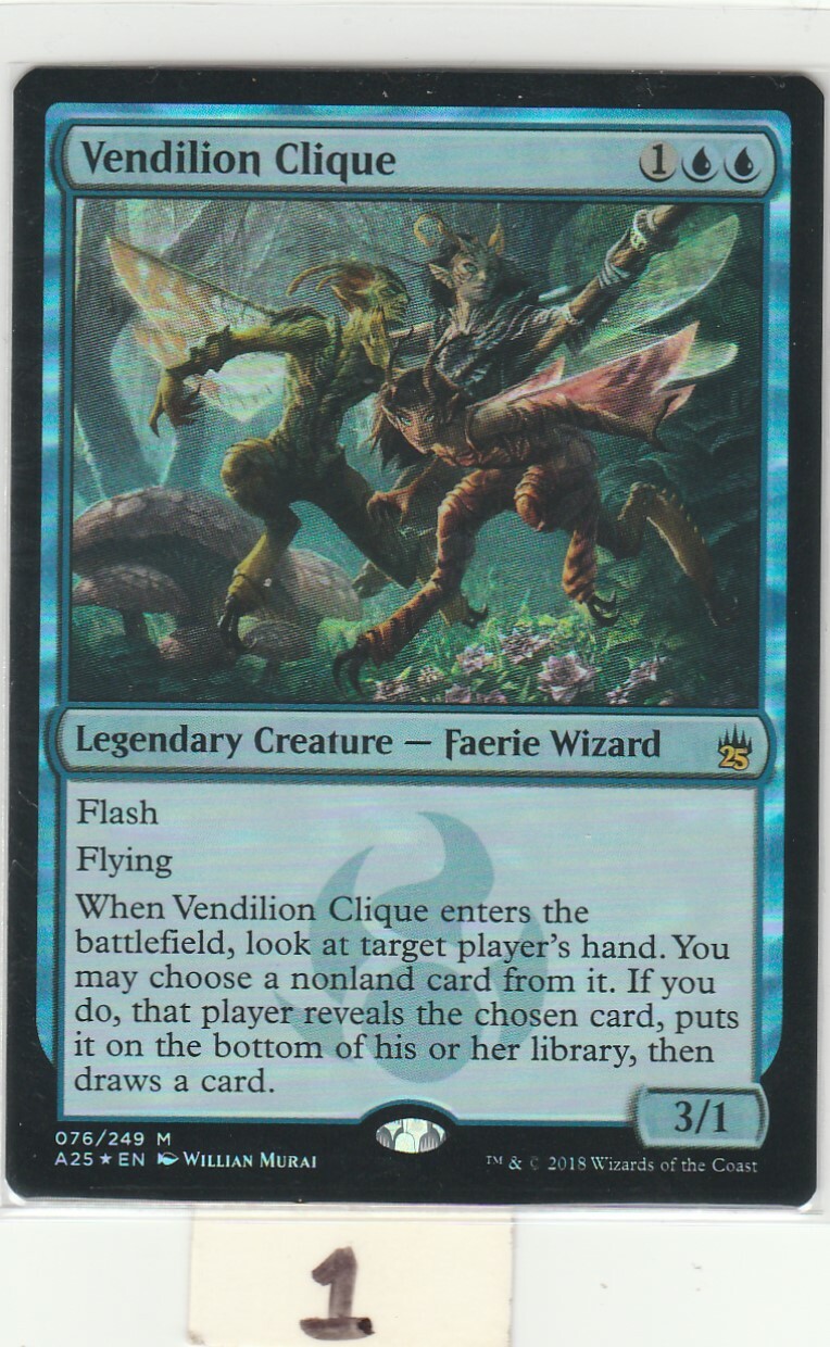 Vendilion Clique FOIL * Masters 25 * Singles * MTG Magic the Gathering ...