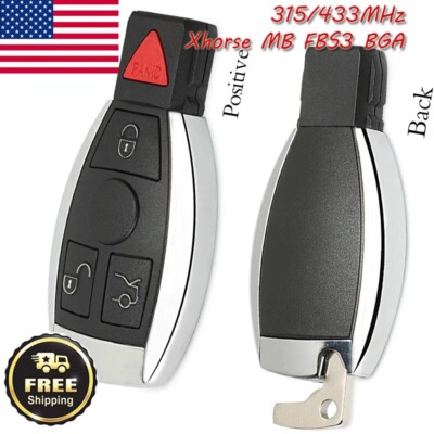 for Mercedes-Benz W164 W166 W204 W212 W221 MB FBS3 BGA BE Keyless ...