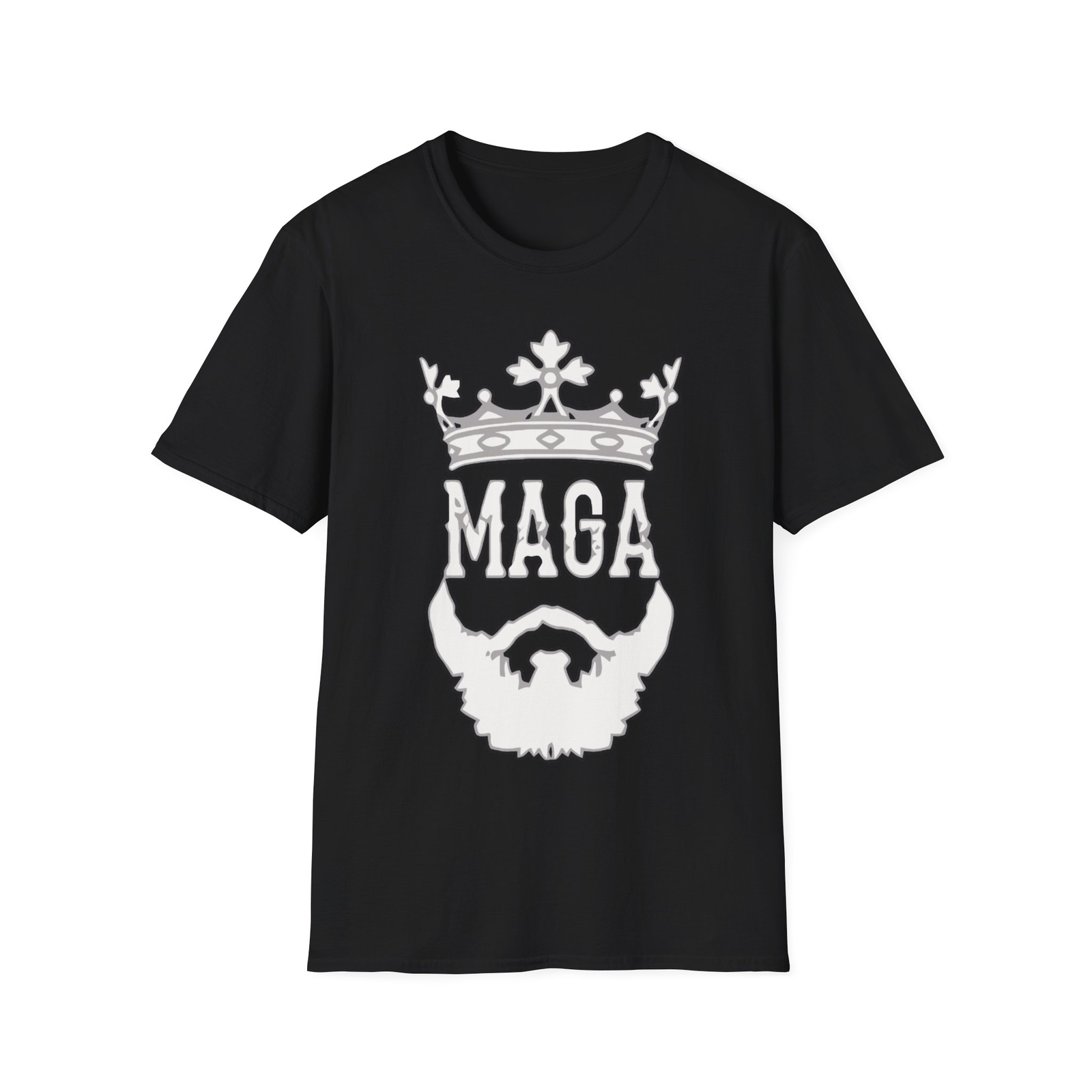 MAGA KING Trump Beard Funny Political Humor Tee-Shirt | eBay