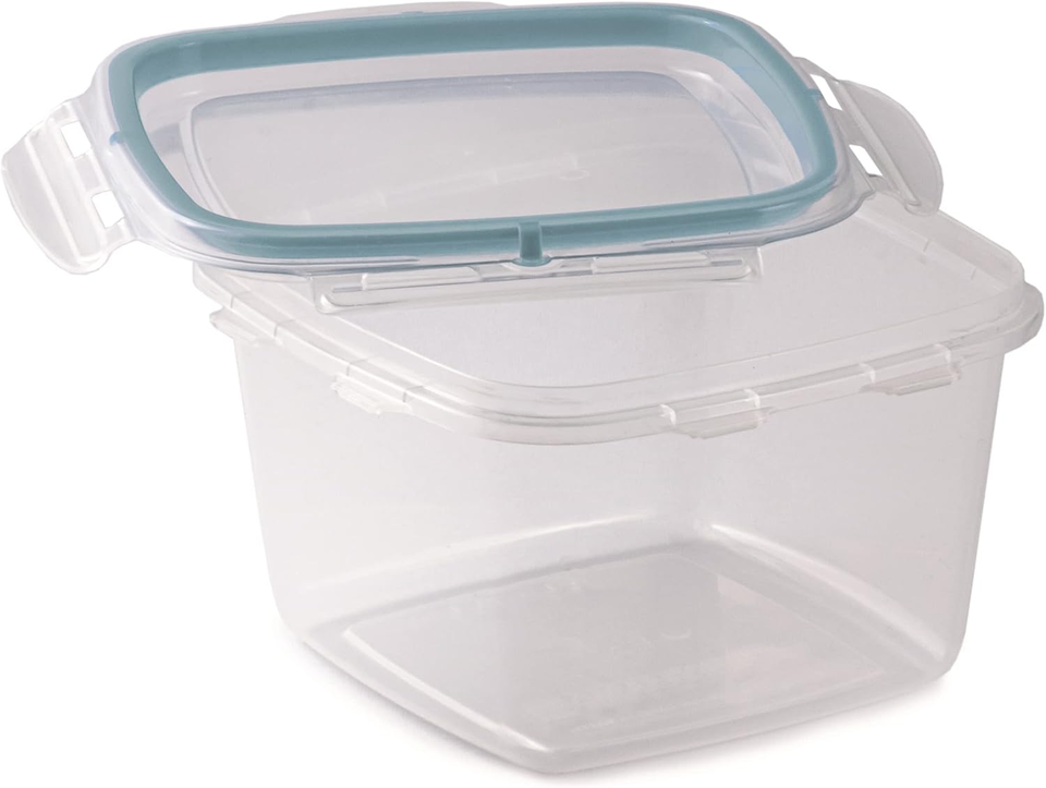 - Set 3 Contenitori per Alimenti 1L Trasparenti, Coperchio Salva ...