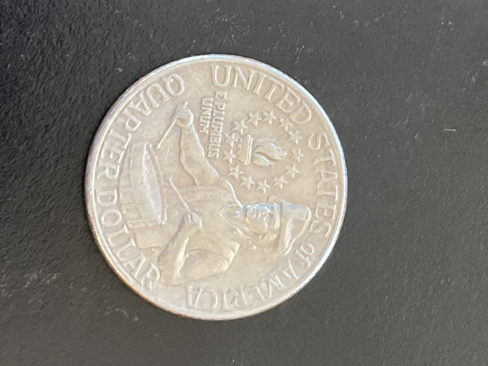 1776-1976 D Washington Bicentennial Quarter, FULLY FILLED D Mint Mark ...