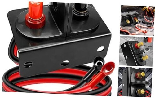 Waterproof Remote Battery Terminals, Battery Jump Post Kit with Cable ...