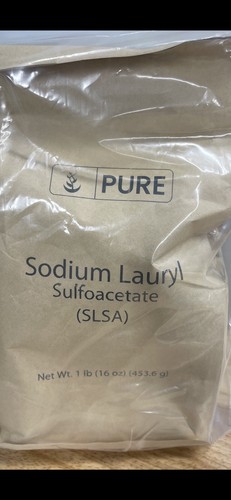 New 1lb Sodium Lauryl Sulfoacetate(SLSA) Powder, for DIY bath Bombs ...