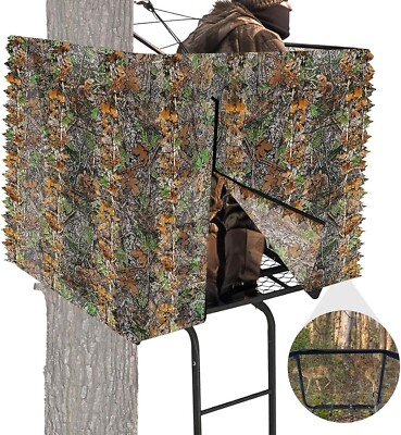 Tree Stand Blind Kit 102 X 35 Universal 2 Man Tree Stand Blinds for ...