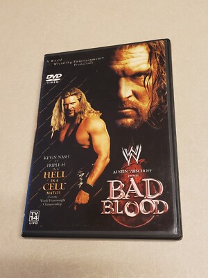 WWE BAD BLOOD 2003 DVD AUSTIN BISCHOFF RAW KEVIN NASH TRIPLE Wrestling ...