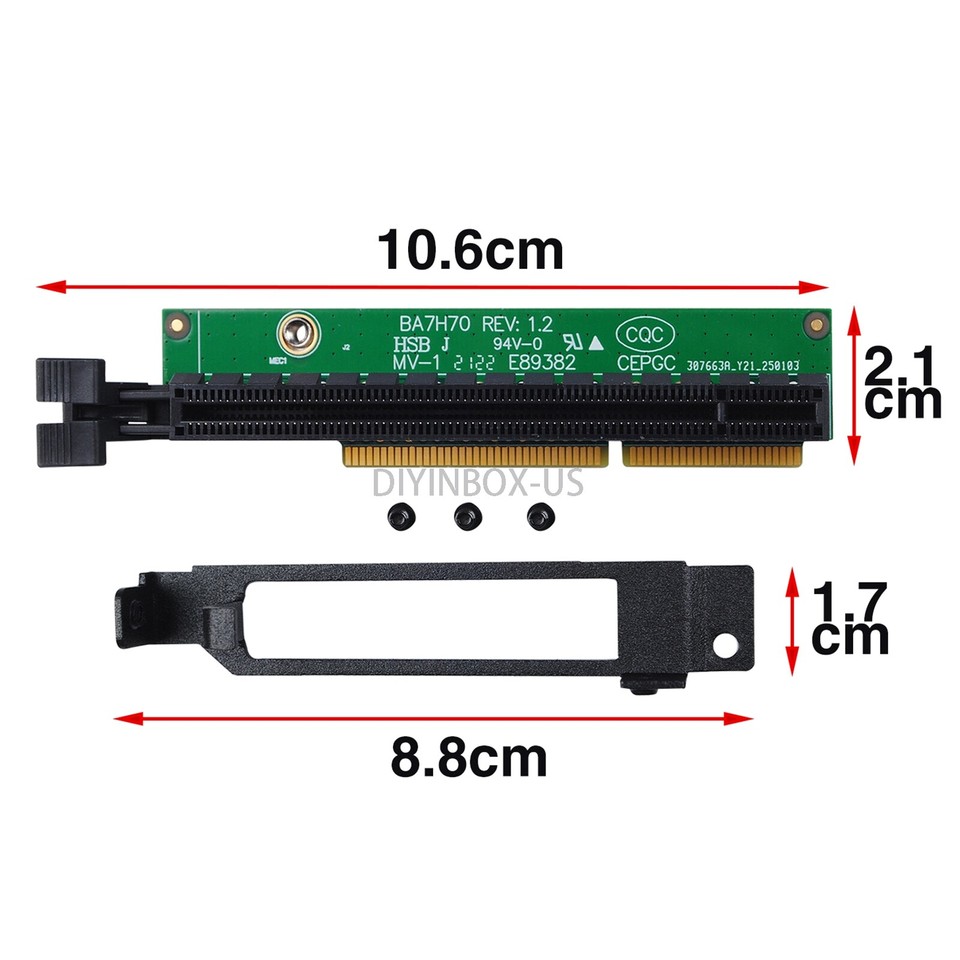 Lenovo ThinkCentre M920q M920x M720q ThinkStation P330 PCIE16 Riser ...