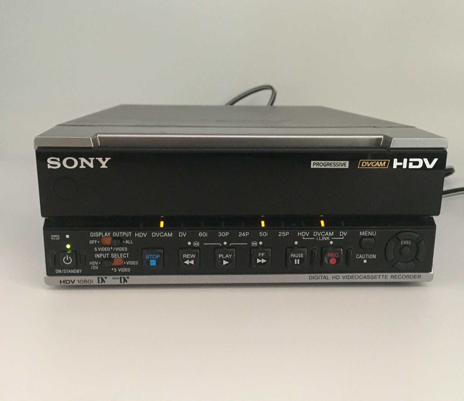 SonyNTSC/PAL Professional HDV/DVCAM/DV VTR 1080i Recorder - VGC (HVR ...