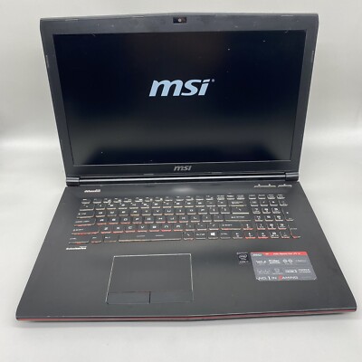 MSI MS-1792 17.3" i7 16GB DDR4 512GB SSD NVidia GTX 960M Laptop- C/See ...