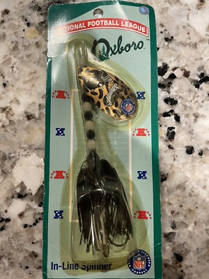 NIP OXBORO OUTDOORS NFL IN LINE SPINNER JACKSONVILLE JAGUARS | eBay