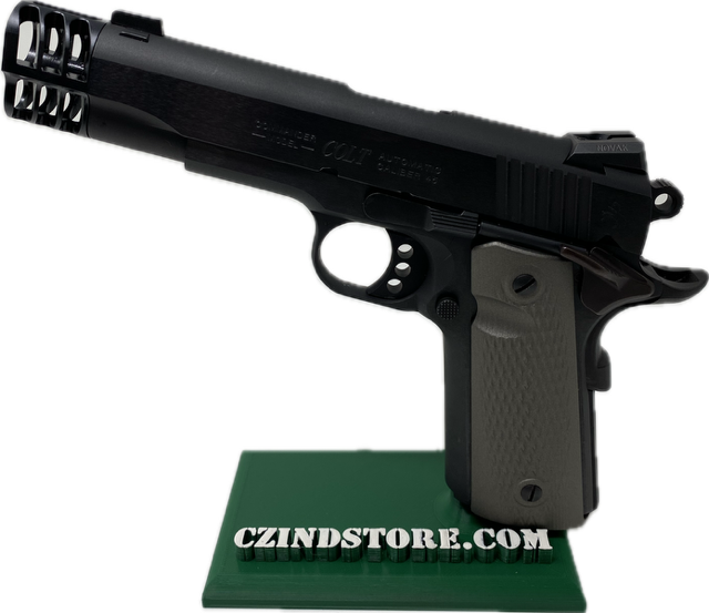 1911 Compensator Brake - Muzzle Brake -Top and Bottom SLOTS 45acp ...