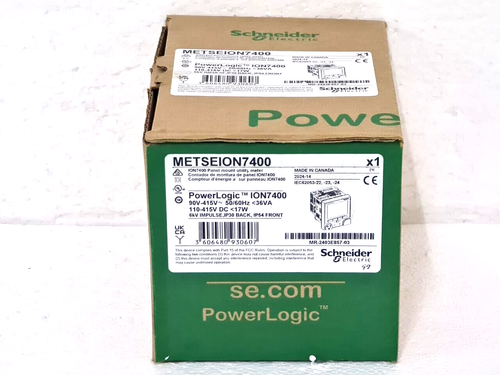 Schneider Electric METSEION7400 PowerLogic ION7400 Panel Mount Utility ...