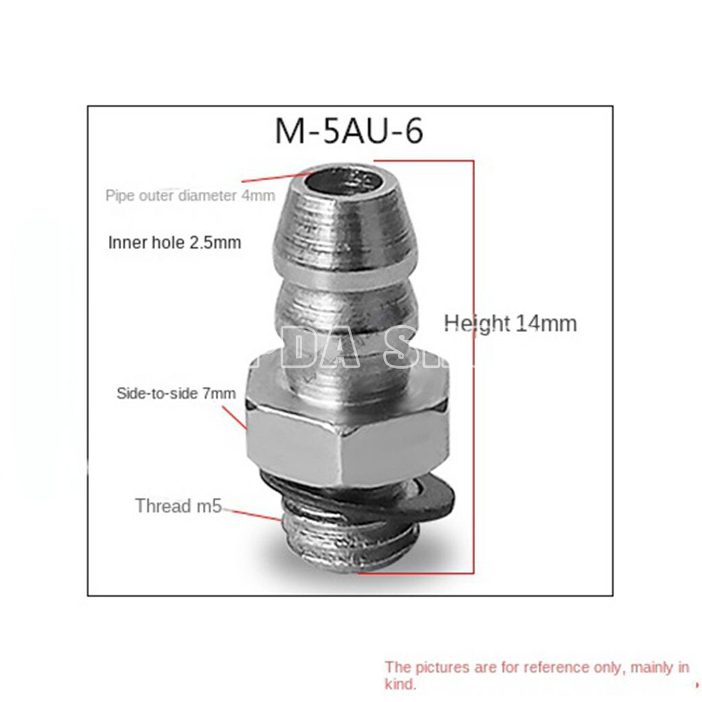 50pc MS-5AU-6 stainless steel stainless steel quick release air hose ...