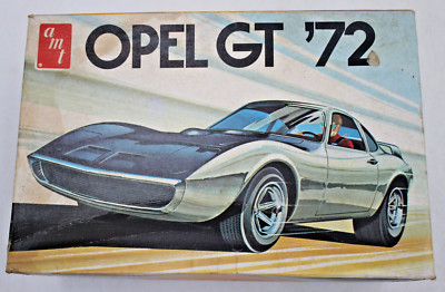 Rare Started 1972 AMT USA 1/25 Model Kit OPEL GT T343-225 Original ...