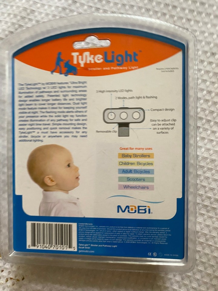 Mobi TykeLight Stroller and Pathway Ultra Bright LED Light - New in ...