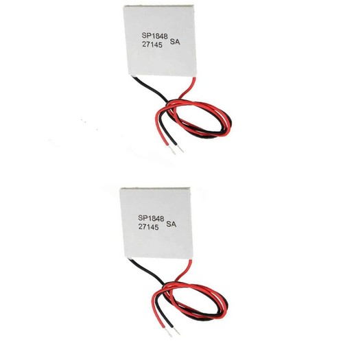 2 pcs 40X40mm Thermoelectric Power Generator SP1848 27145 Peltier ...