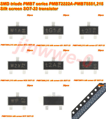 SMD Transistors PMBT Series PMBT2222A-PMBT5551,215 Silk screen SOT-23 ...