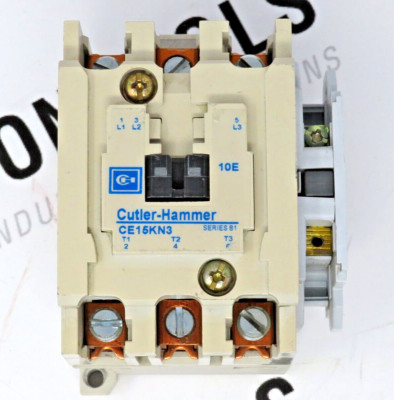 Eaton Cutler-Hammer CE15KN3A Contactor / C320KGS1 Aux Contact 110/120V ...