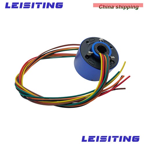NEW 6Wires 12.7MM Dia Metal Capsule Conductors Slip Ring Blue 380V AC ...